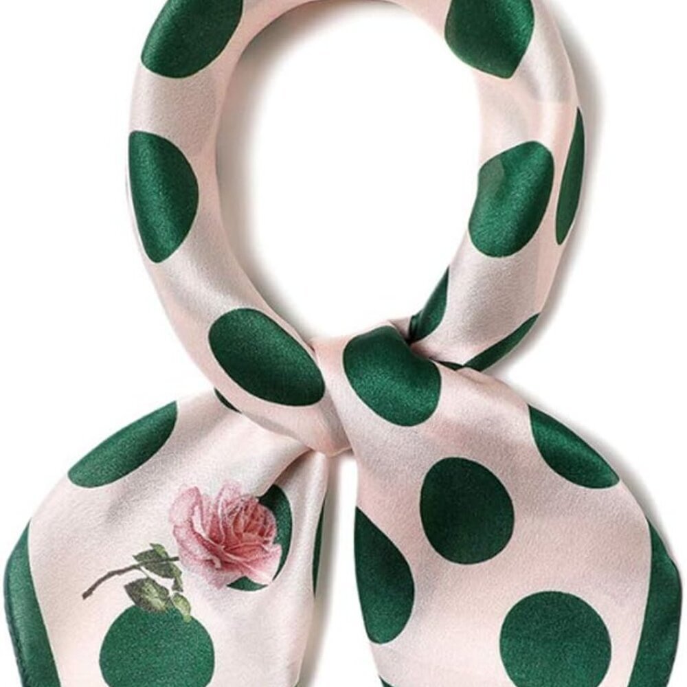 100% Mulberry Silk Scarfs Small Square Scarf 